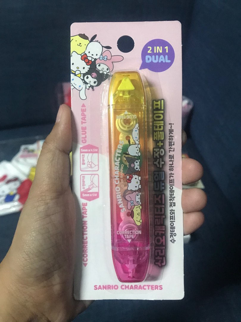 Official Hello Kitty 2 in 1 Correction & Glue Tape, Hobbies & Toys ...