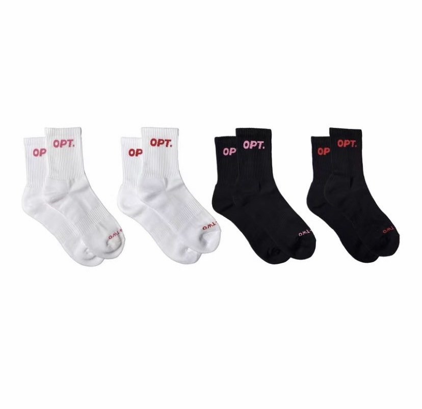OPT LOGO WEAR SOCKS, Men's Fashion, Watches & Accessories, Socks on ...