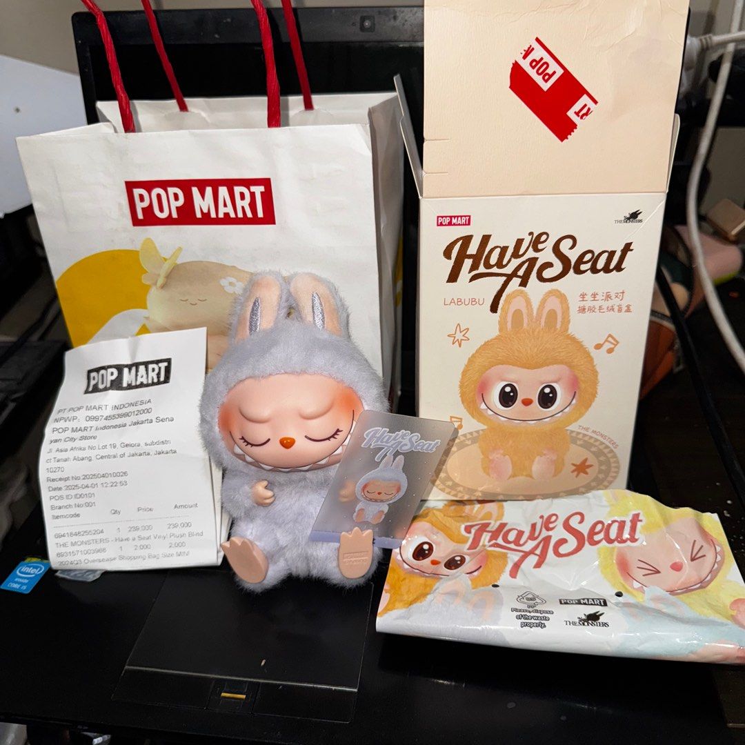Original Pop Mart Labubu Have A Seat Zizi VERY LIKE NEW Full Set ...