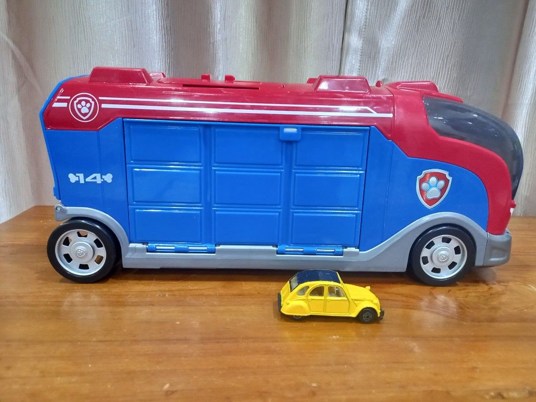Paw Patrol Mission Cruiser Ryder Chase Spinmaster Car Van Bus with ...