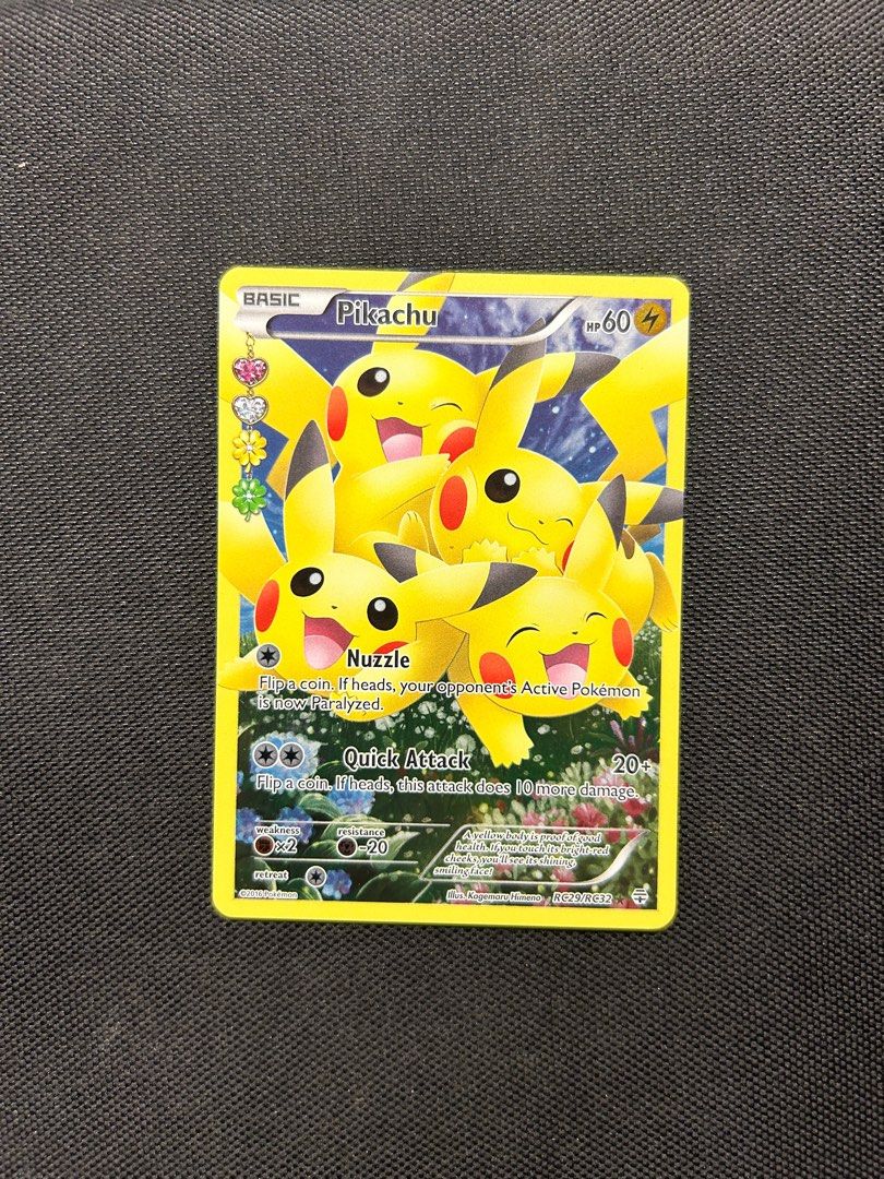 Pikachu Generations XY Radiant Collection TCG Pokemon Cards Vintage ...