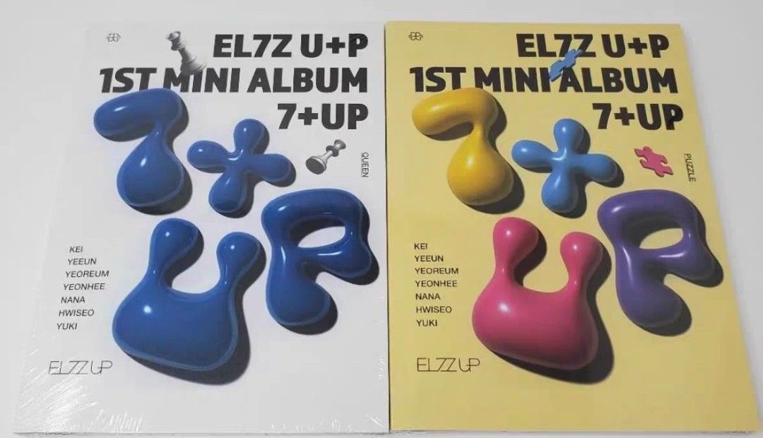 [PO, READ DESCRIPTION] el7z up 7+up ALBUM SEALED ALBUM SET # el7zup #Hwiseo Nana Yuki Kei ...