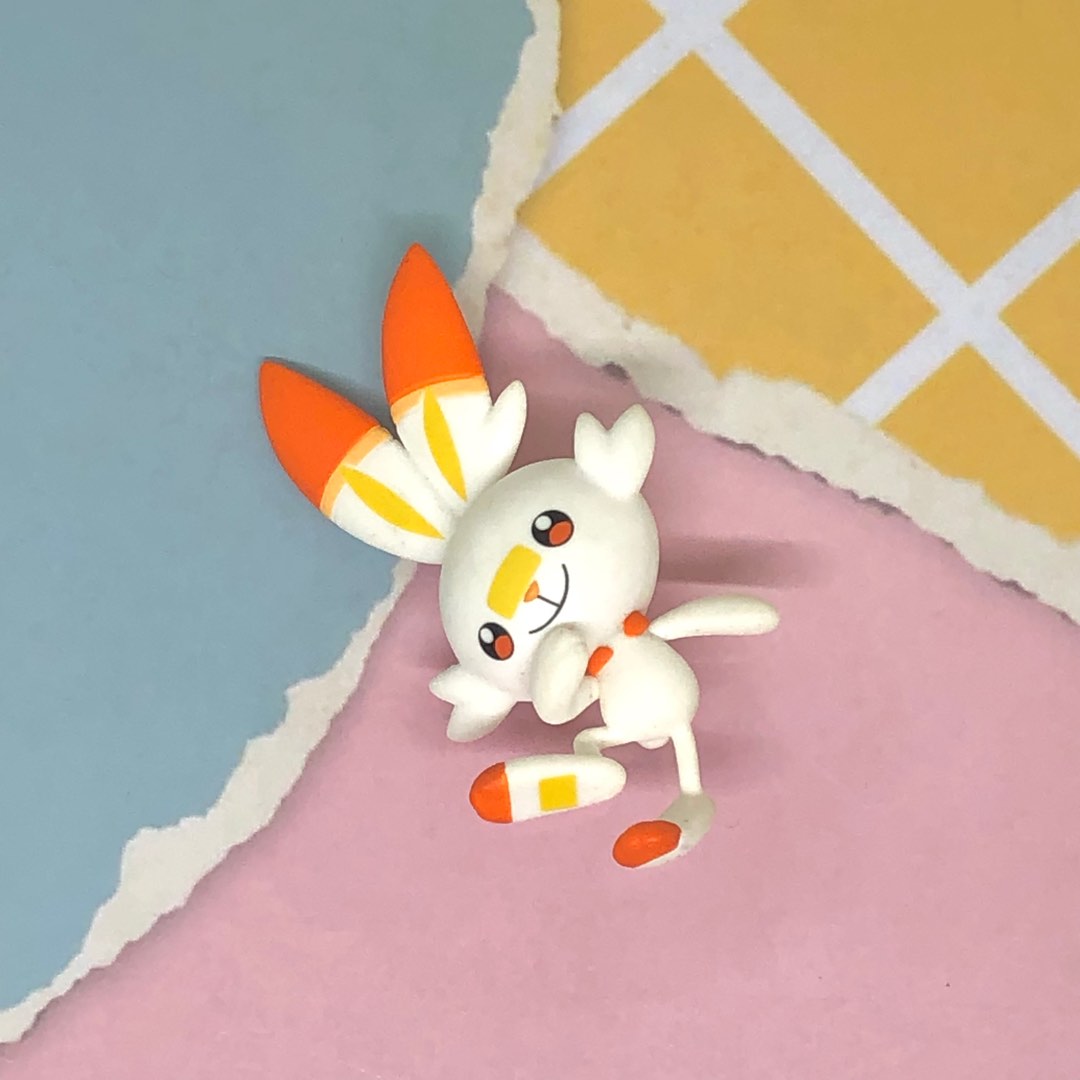 POKEMON SCORBUNNY MINI COLLECTIBLE FIGURE TOY, Hobbies & Toys, Toys ...
