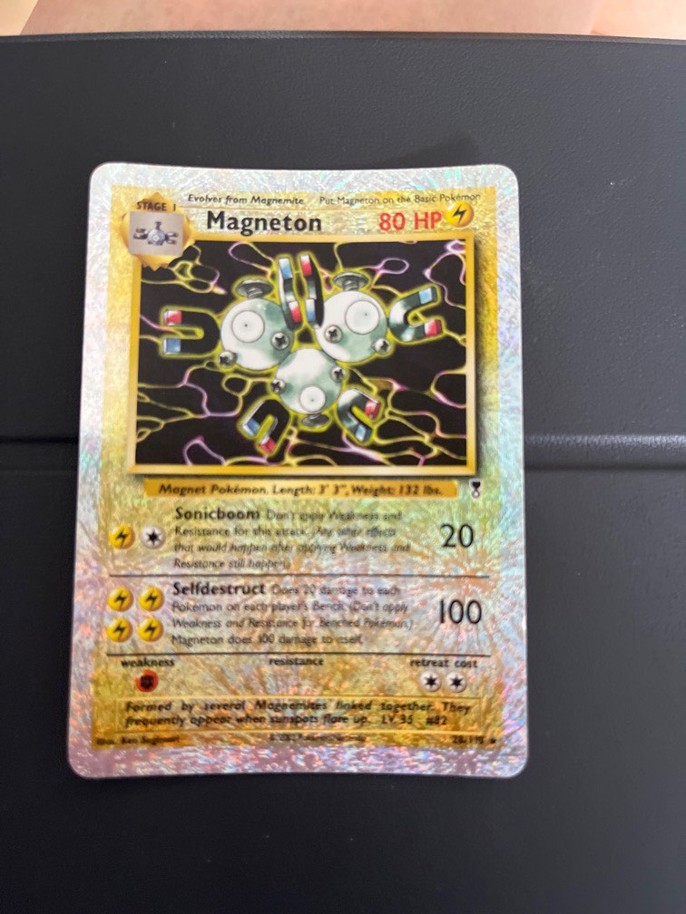 Pokemon tcg - Magneton - Legendary Collection - Reverse Holo, Hobbies ...