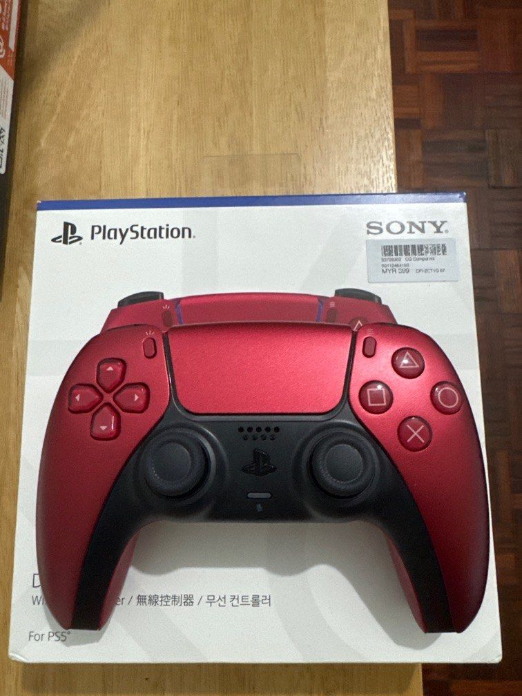 PS5 Controller Volcanic Red, Video Gaming, Gaming Accessories ...