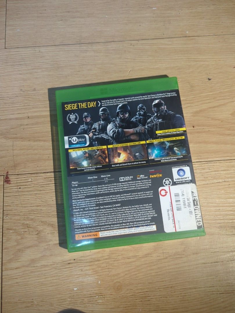 Rainbow six siege Xbox one, Video Gaming, Video Games, Xbox on Carousell