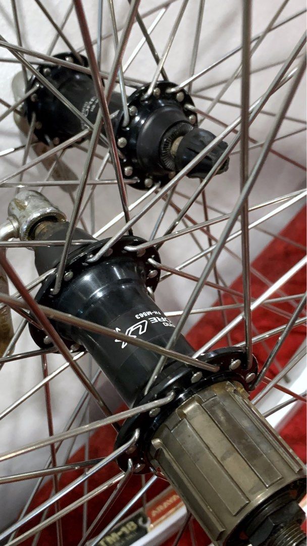 Retro 26" Rim Brake Wheelset Araya TM-18 Rims/Deore LX M563 Hubs Made ...