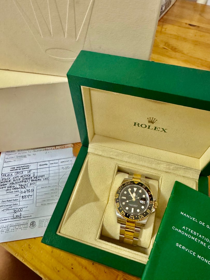 Rolex GMT Master 2 two tone 2008, Luxury, Watches on Carousell