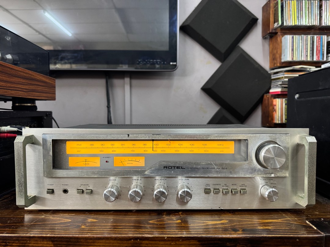 Rotel RX-503 AM/FM Stereo Receiver (1977), Audio, Soundbars, Speakers ...