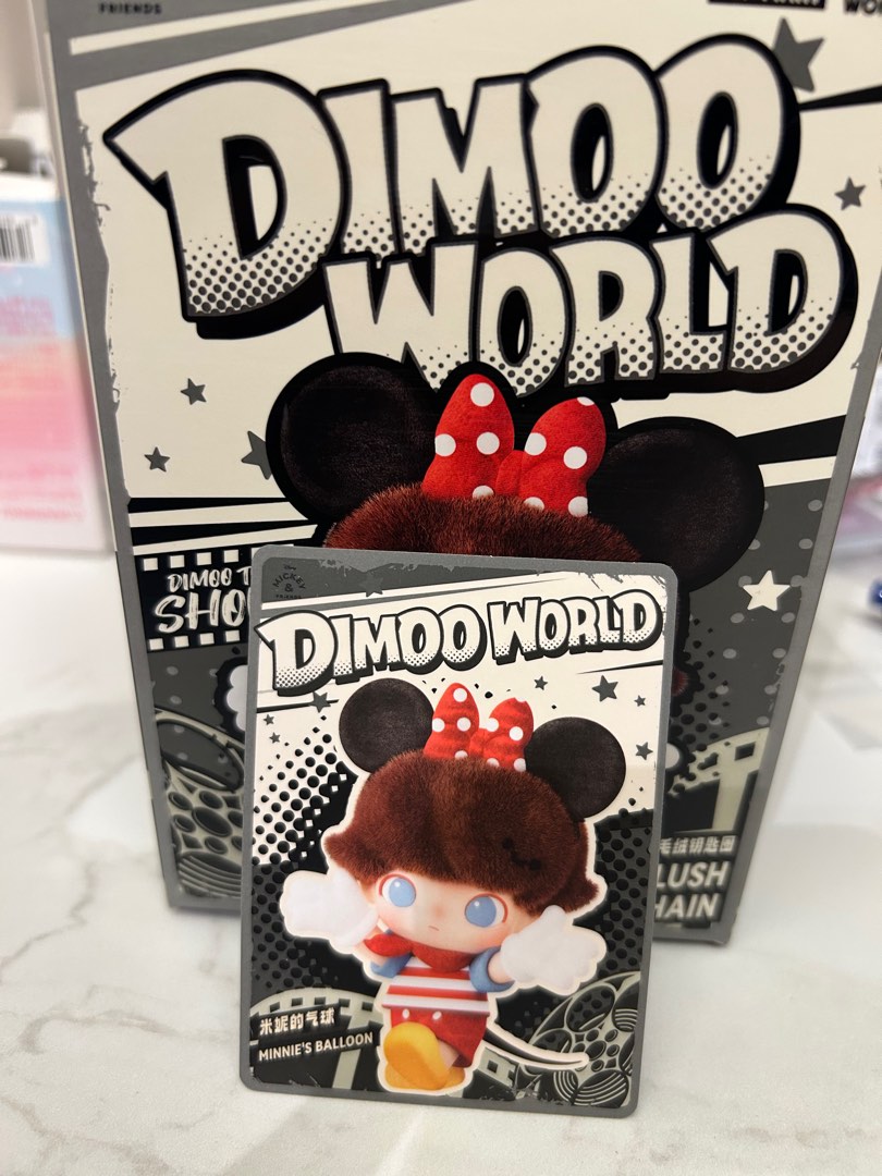 Sealed foil instock authentic popmart dimoo world x Disney series vinyl ...