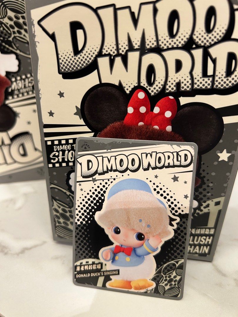 Sealed foil instock authentic popmart dimoo world x Disney series vinyl ...