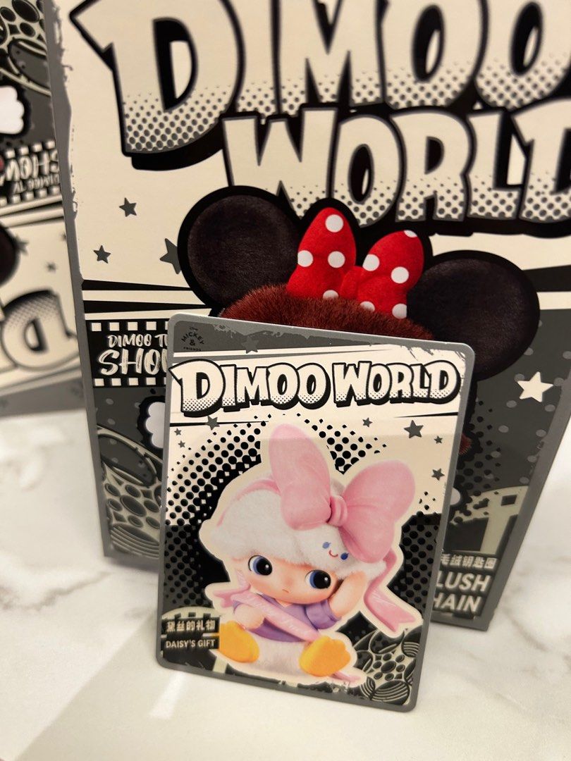 Sealed foil instock authentic popmart dimoo world x Disney series vinyl ...