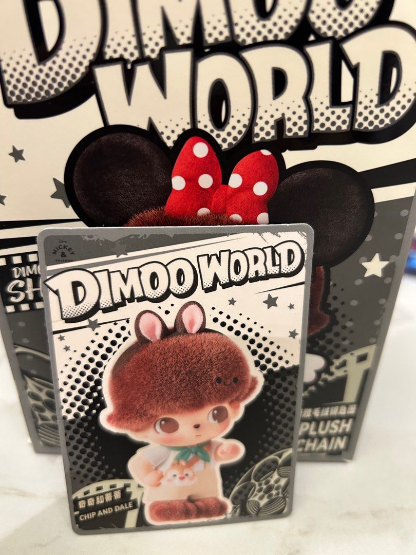 Sealed foil instock authentic popmart dimoo world x Disney series vinyl ...