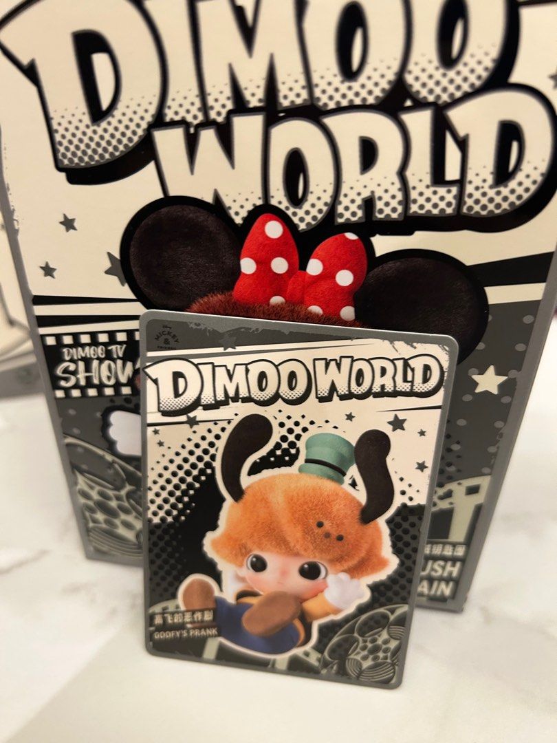 Sealed foil instock authentic popmart dimoo world x Disney series vinyl ...