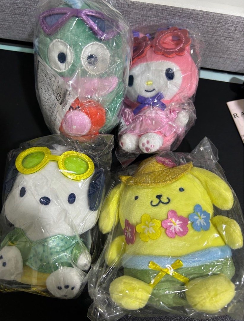 Sealed instock authentic Sanrio Kuji night pool soft toy plush plushie ...