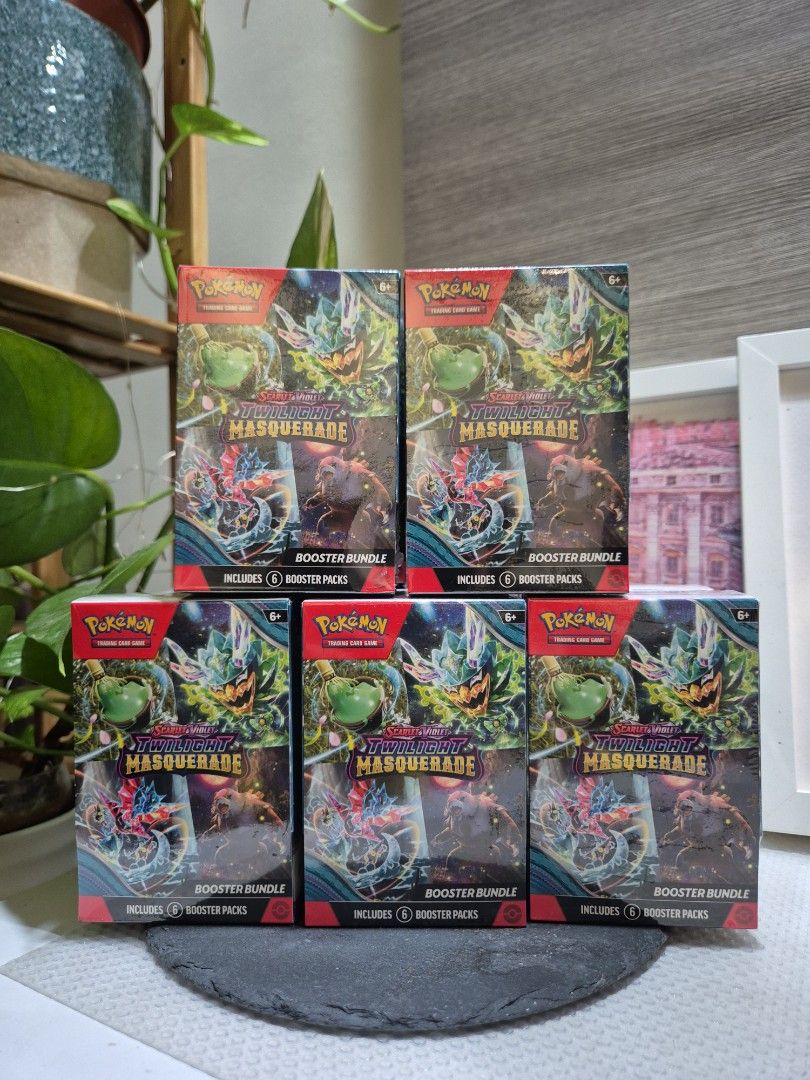 [SEALED] Pokemon TCG SV06 Twilight Masquerade TM Booster Bundle Packs ...