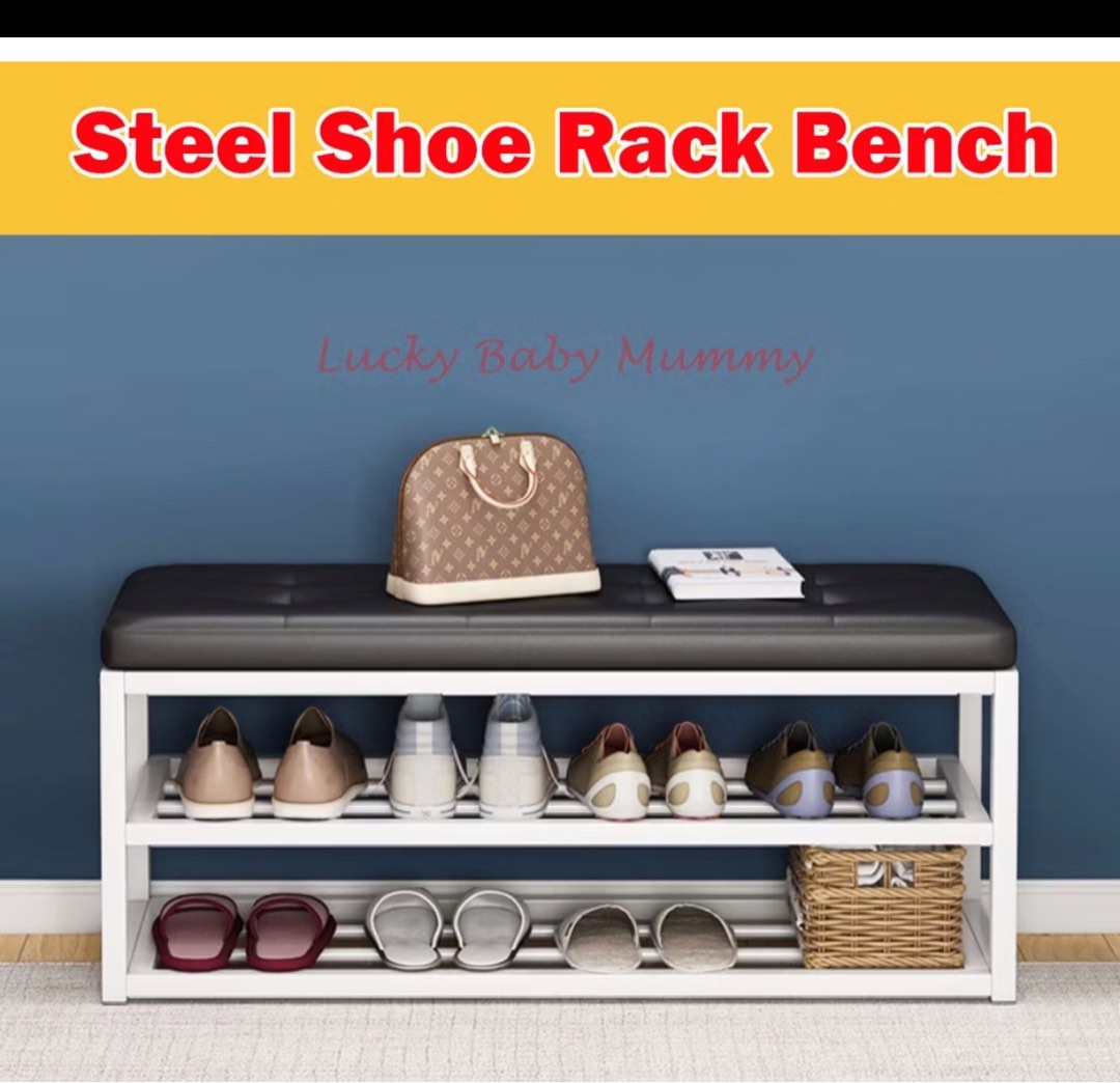 Shoe Rack | Shoe Rack Cushioned Benches | Shoe Rack Furniture Cushion ...