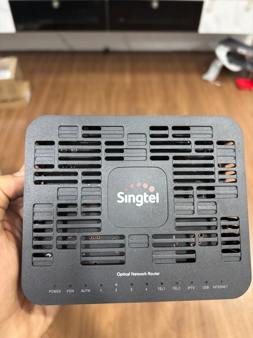 SingTel optical network router, Computers & Tech, Parts & Accessories ...