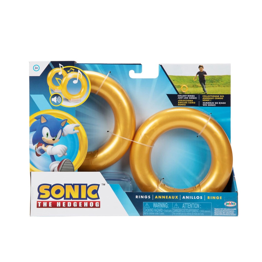 Sonic The Hedgehog Rings 2-Pack Motion Activated Sounds from Sonic ...