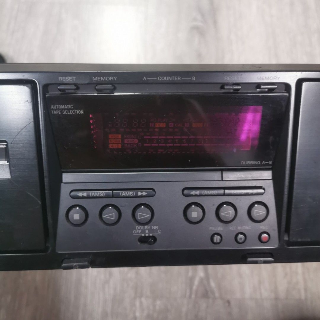 Sony TC-W475 Dual cassette deck Tape Recorder, Audio, Other Audio ...