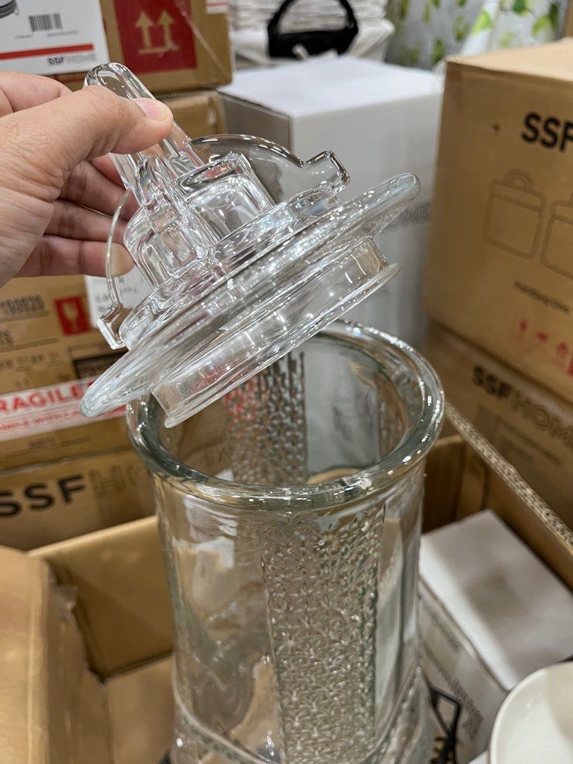 SSF Eiffel Tower Glass Water Dispenser 5.7 liter Balang Air Kaca ...