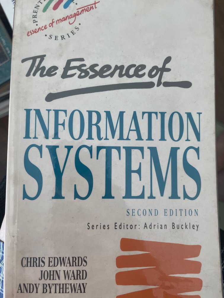 The Essence of Information Systems, Hobbies & Toys, Books & Magazines, Textbooks on Carousell