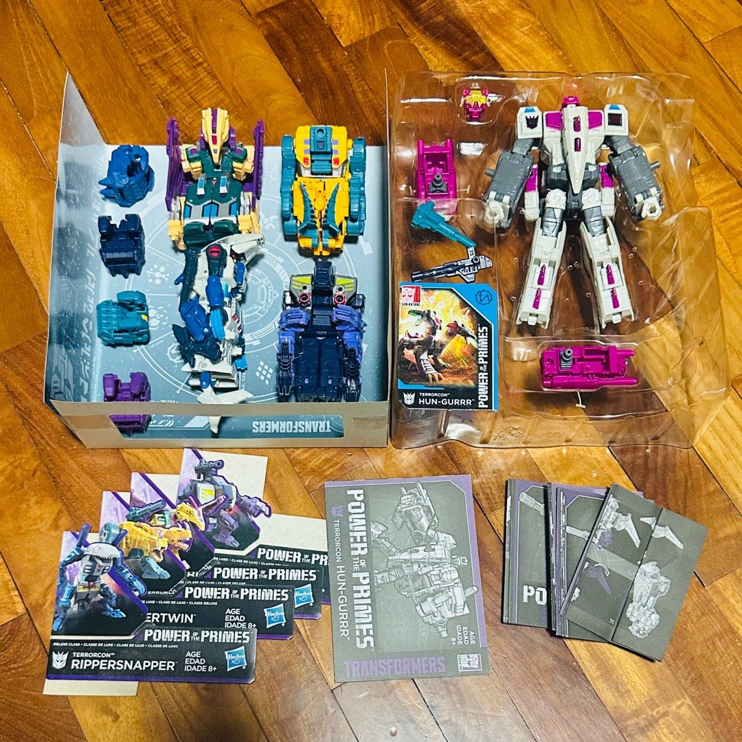 Transformers POTP Abominus / Hun-gurrr / Rippersnapper / Sinnertwin ...