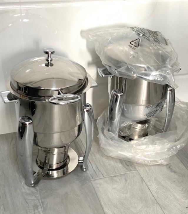 Tureen Sauce Chafer Fuel Set USA 1.5L Stainless Steel, Furniture & Home ...