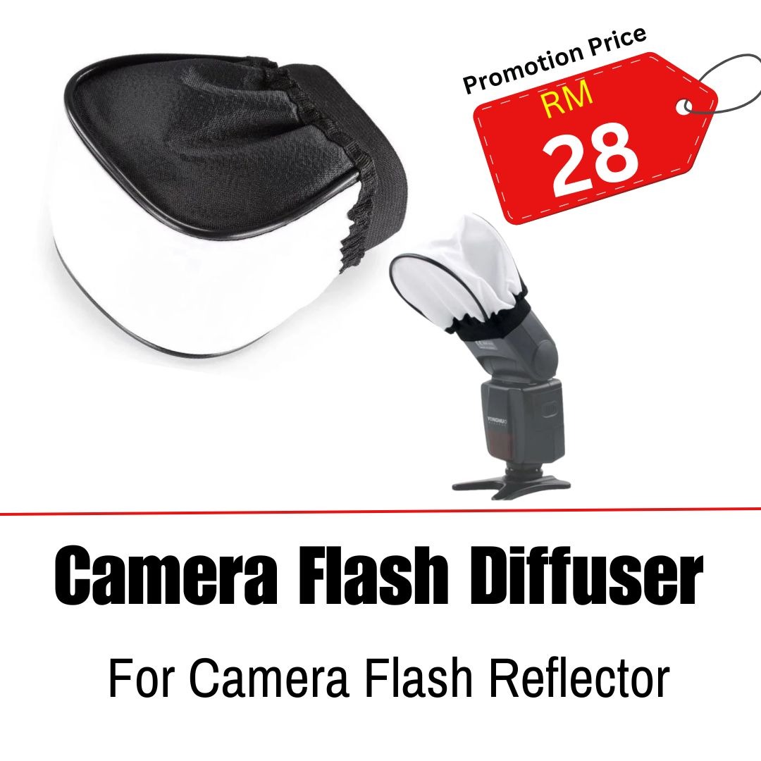 Universal Cloth Flash Diffuser Cap - Soft Mini Bounce Diffuser for On ...