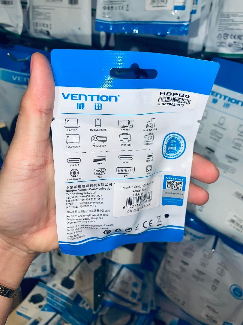 Vention Display Port Male to HDMI Female 4K Adapter Black HBPB0 ...