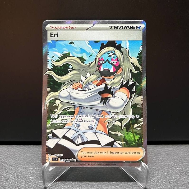 WTS Eri Trainer SR FA 199/162 Temporal Forces Pokemon TCG Secret Rare Full Art, Hobbies & Toys ...