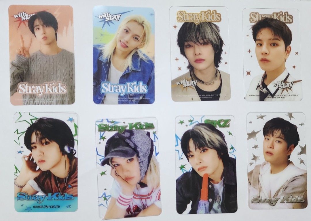 [WTS] Unofficial/Fanmade Stray Kids Transparent Plastic Cards ...