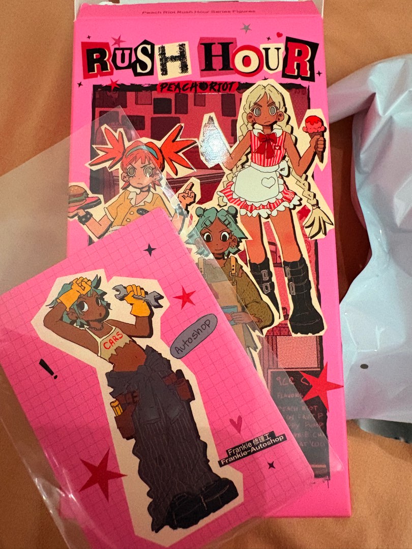 WTS/WTT peach riot rush hour pop mart, Hobbies & Toys, Toys & Games on ...