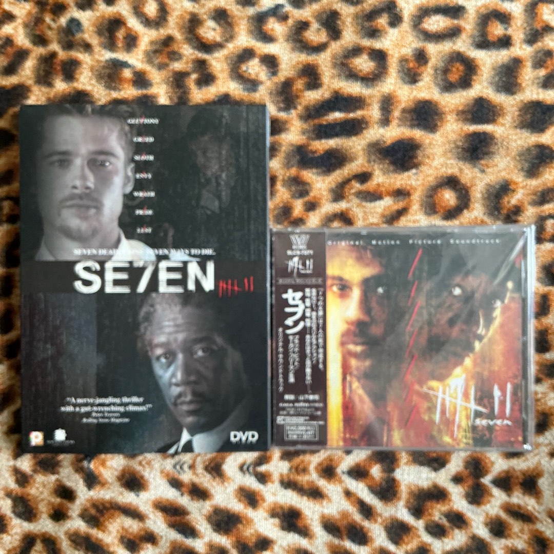 [$100全走] 七宗罪 SE7EN DVD 香港版 & 日本本土版 電影原聲大碟 OST CD 附側紙, 興趣及遊戲, 音樂、樂器 & 配件, 音樂與媒體 - CD 及 DVD ...