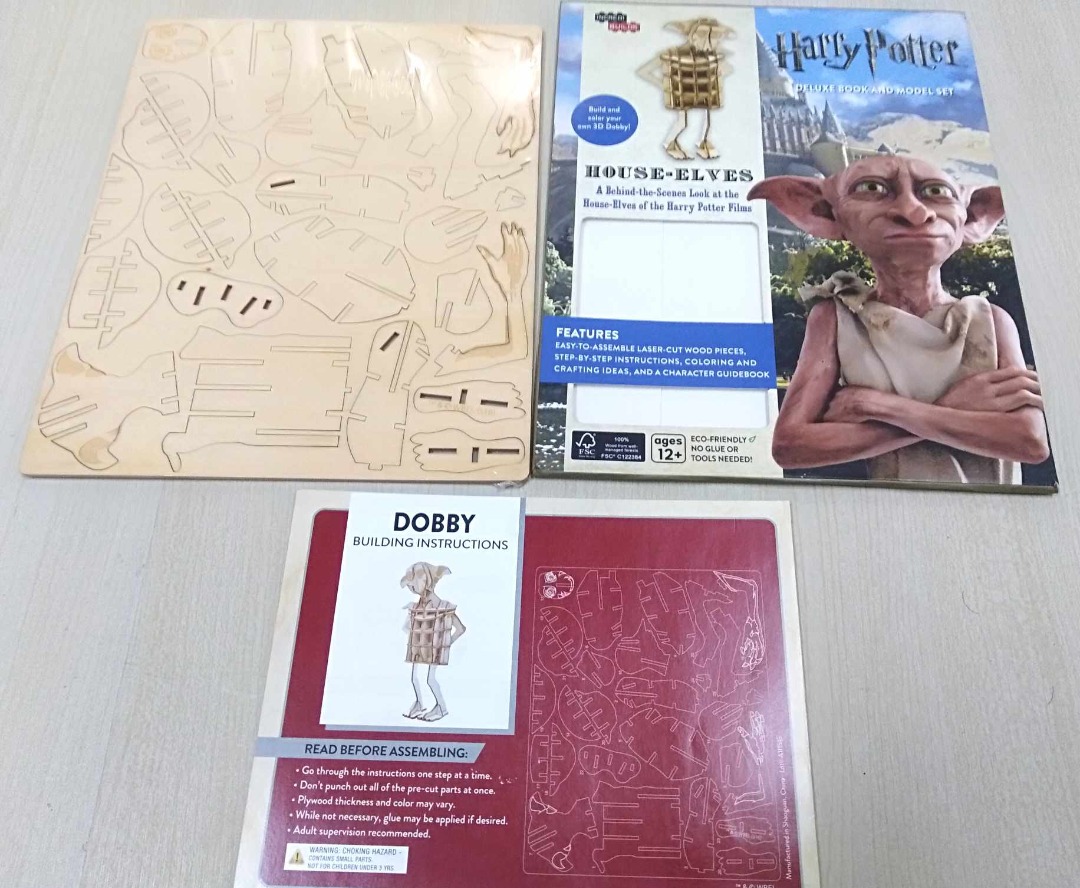 3D Dobby Model Set with Step-by-Step Instructions, Hobbies & Toys, Toys ...