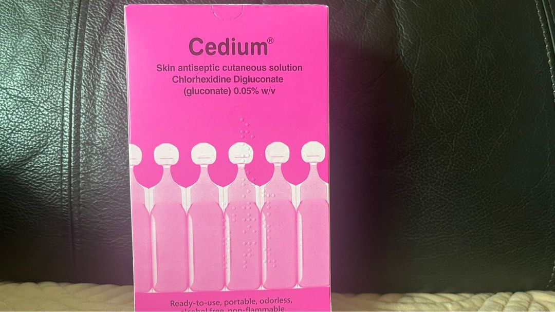 [全新] CEDIUM 家存 皮膚外用消毒液 24 X 10ML, 健康及營養食用品, 醫療用品和工具 - Carousell