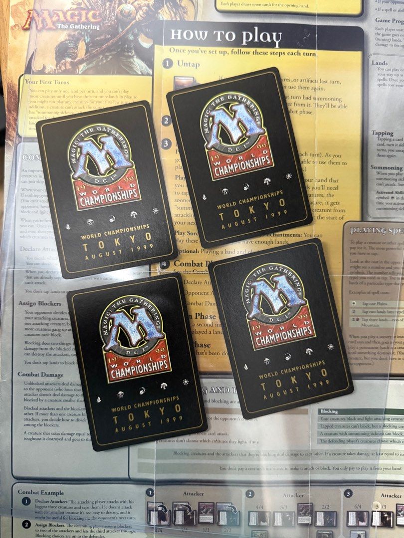 叛徒之都 City of Traitor 4 張 Play Set Magic the Gathering 1999, 興趣及遊戲, 玩具 ...