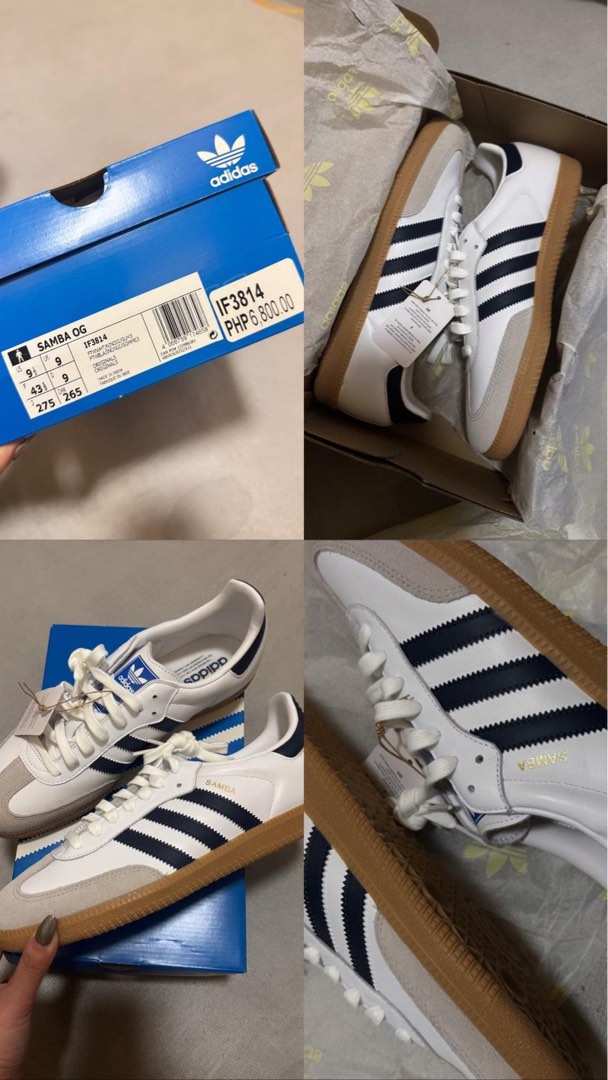 Adidas originals Samba indigo, Men's Fashion, Footwear, Sneakers on ...