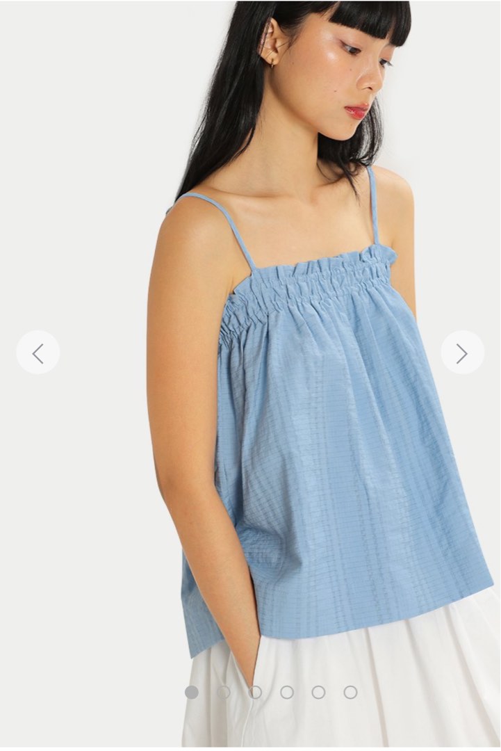 Arcade DELIA TEXTURED STRIPE TOP IN OASIS, Women's Fashion, Tops ...