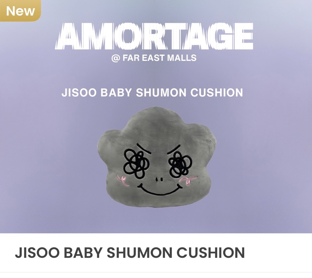 Authentic jisoo shumon cushion, Furniture & Home Living, Home Decor ...