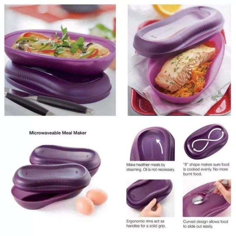 Authentic Tupperware Micro Delight Purple, Everything Else on Carousell