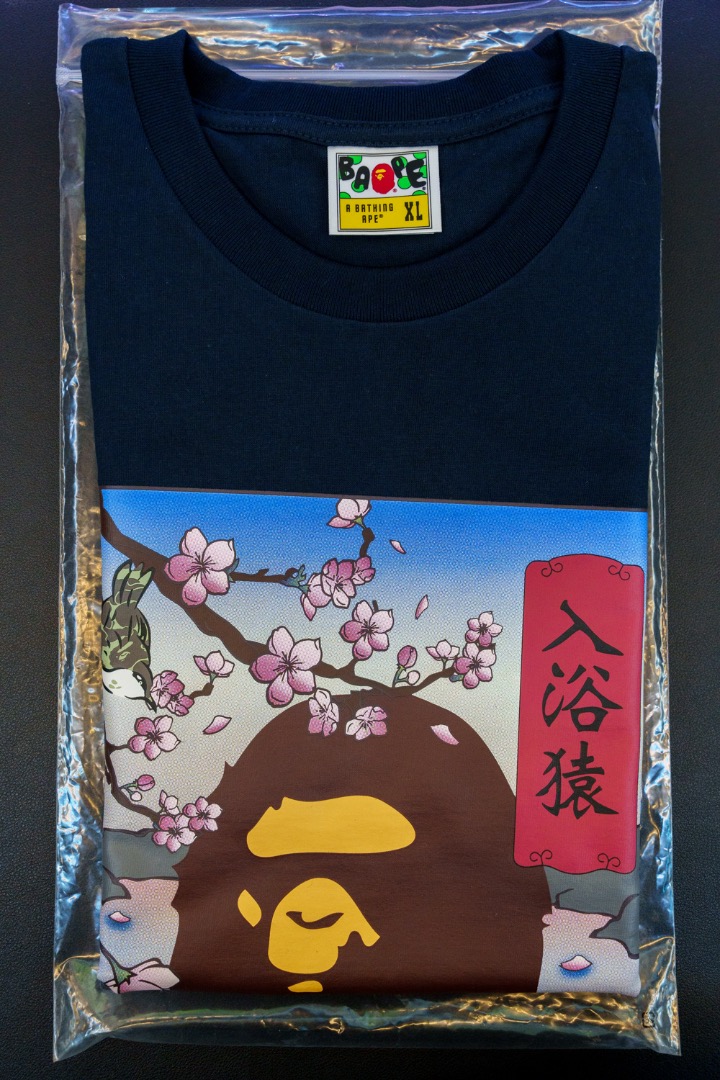 BAPE A Bathing Ape Japan Exclusive Sakura Tee, Men's Fashion, Tops ...