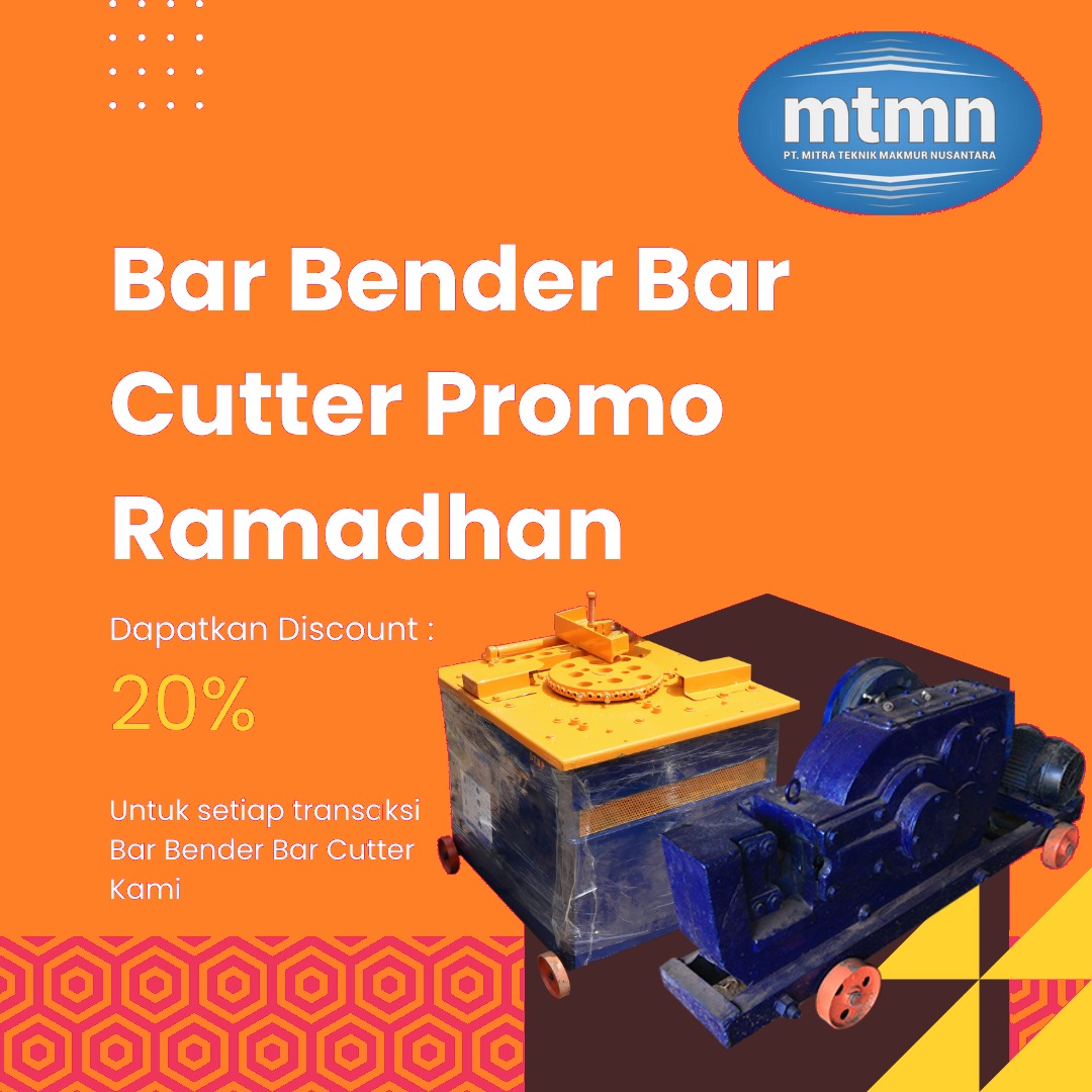 Bar Bender Penekuk Besi & Bar Cutter Pemotong Besi Pidie | Bar Bender ...