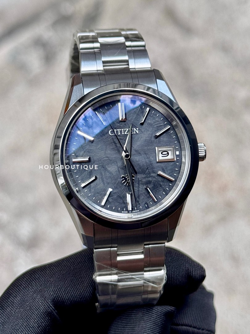 Brand New The Citizen Black Meteorite Dial Eco-Drive Super Titanium ...