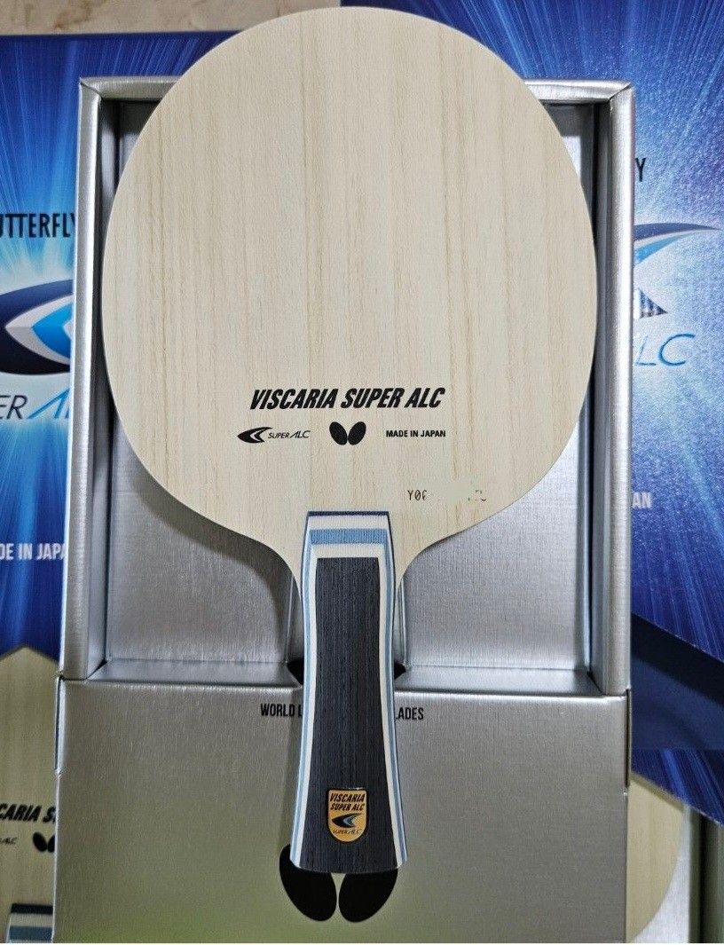 Butterfly Viscaria Super ALC Table Tennis racket with Dignics Rubbers ...