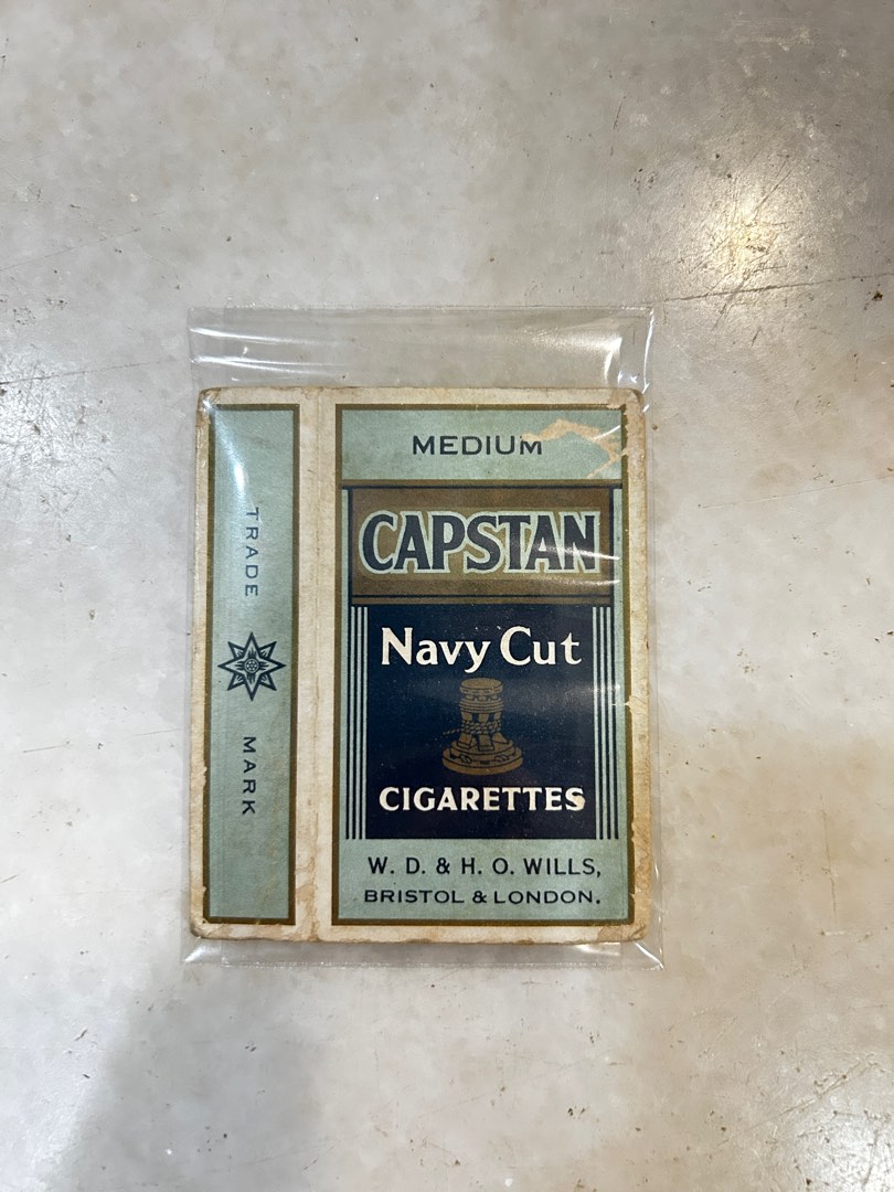 Capstan Navy cut cigarettes packet, Hobbies & Toys, Collectibles ...