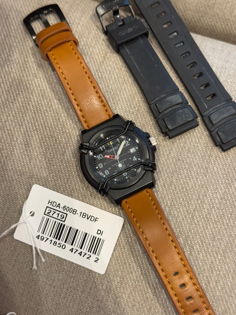 Casio Heavy Duty 10 year battery, Men's Fashion, Watches & Accessories ...