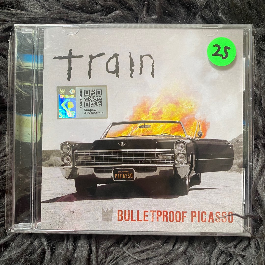 CD TRAIN Bulletproof Picasso, Hobbies & Toys, Music & Media, CDs & DVDs on Carousell