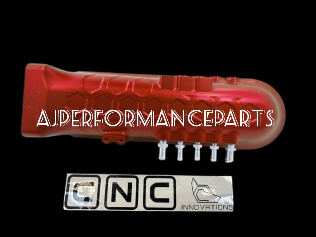 CNC INNOVATIONS BILLET SF TWIN INJECTOR INTAKE MANIFOLD ANODIZED RED ...