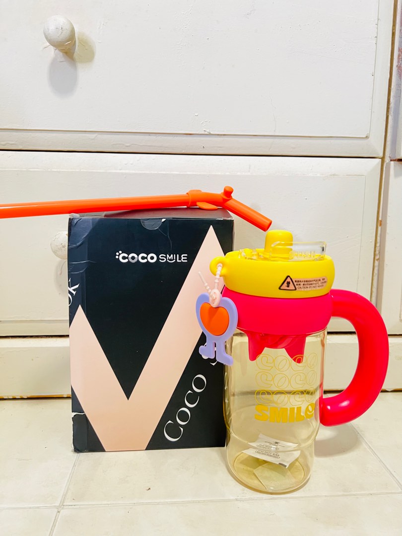 Coco smile bottle tumbler, Furniture & Home Living, Kitchenware ...